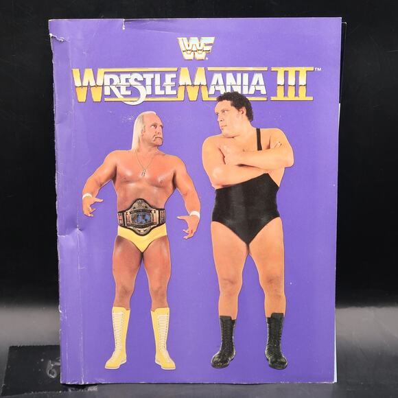 Wwf | Other | Wwf Wrestlemania Iii Program Hulk Hogan Vs Andre The ...